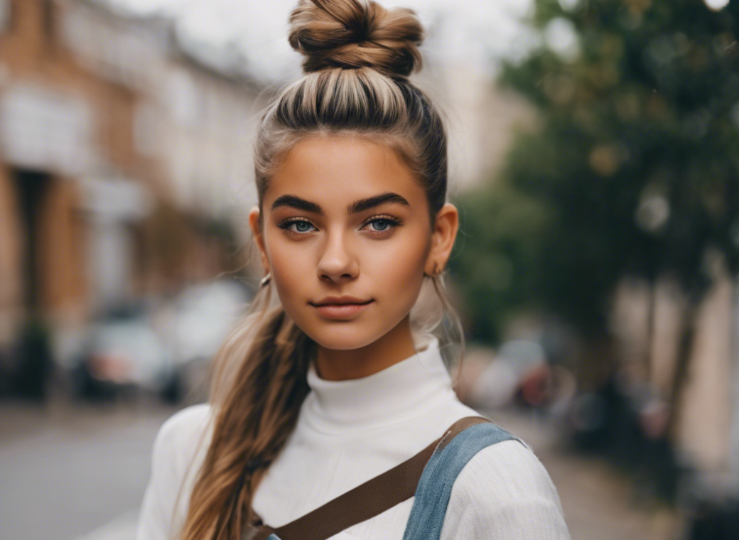 Messy bun – idealny luźny kok, który zachwyca! Sekrety upięcia koków ...